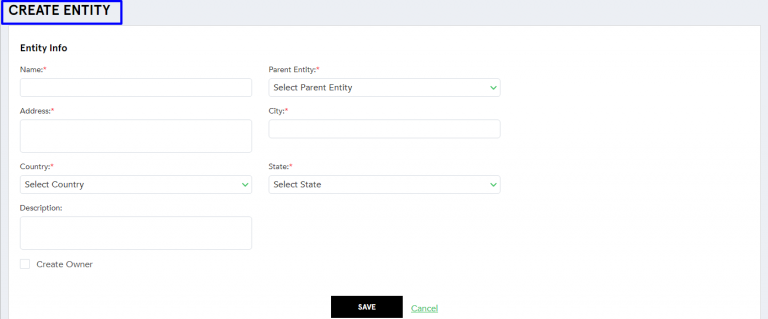 How to create entity – Knowledge Base