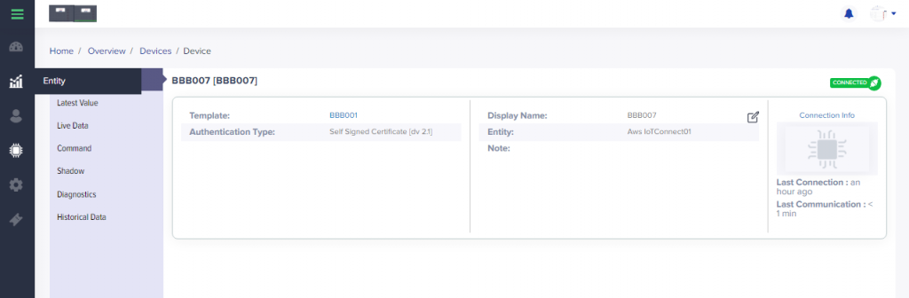 Device properties – docs.iotconnect.io